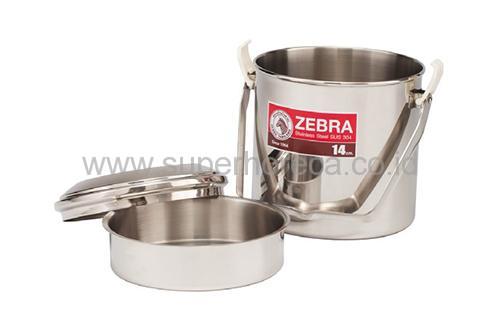 Stainless Steel Loop Handle Pot with Auto Lock & 1 Insert – Super ...