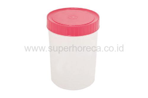 TOYOGO Plastic Round Container with Screw Top Cover – Super Horeca Niaga