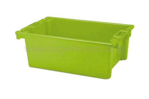 Plastic Stackable Container Green – Super Horeca Niaga